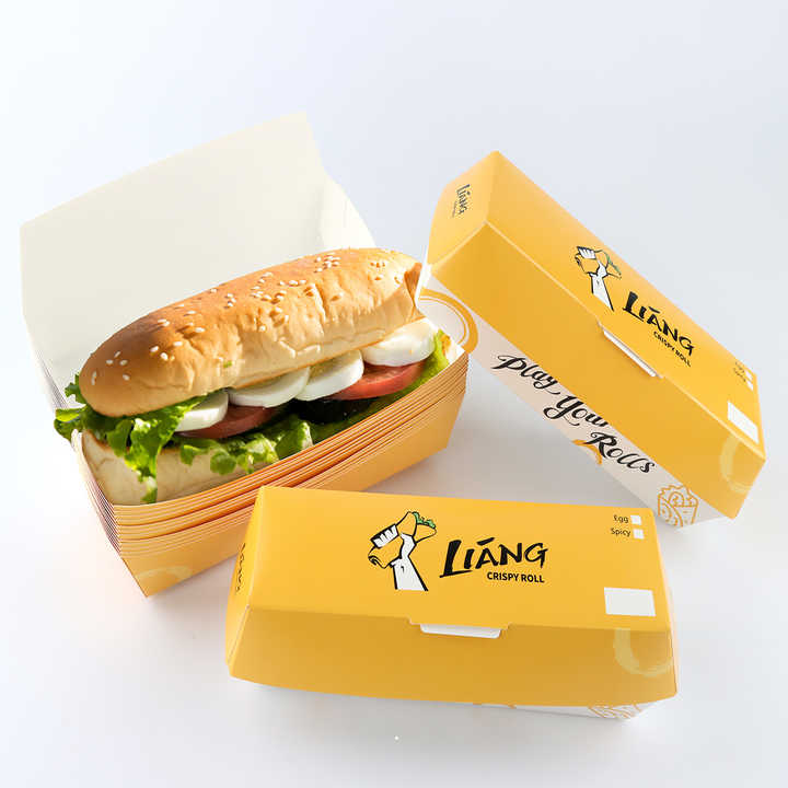 Packaging Food Grade Cardboard - Hamburger & Sandwich Boxes
