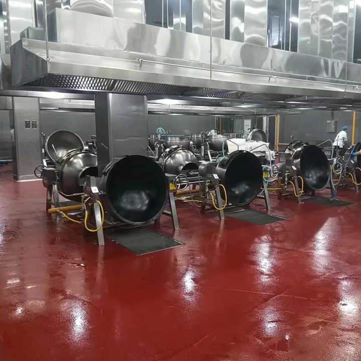 Brand New Industrial Equipment Gas Frying Pan Suitable for Large ...
