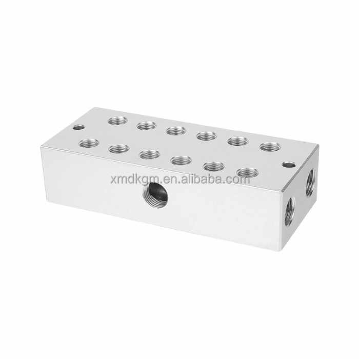 Low Volume Custom Manifolds Stainless Steel Aluminum Plastics Pneumatic Hydraulic Manifold ...