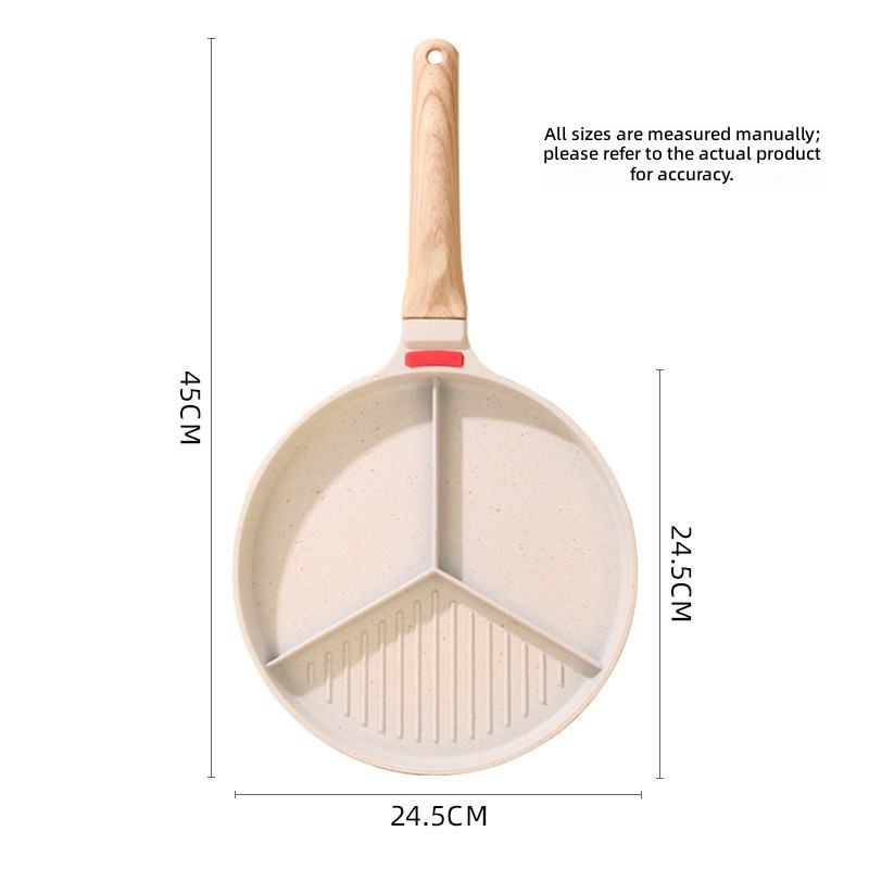Wholesale 3-in-1 Breakfast Omelet Pan, Multifunctional Compartment ...