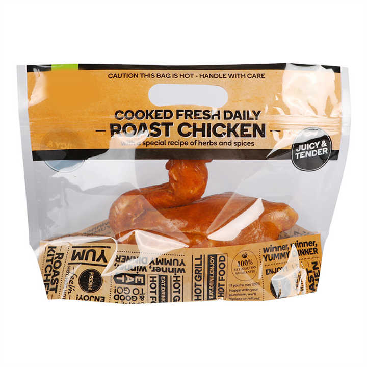 Custom Logo Laminated Turkey Chicken Packaging Ziplock Grilled Anti-fog ...