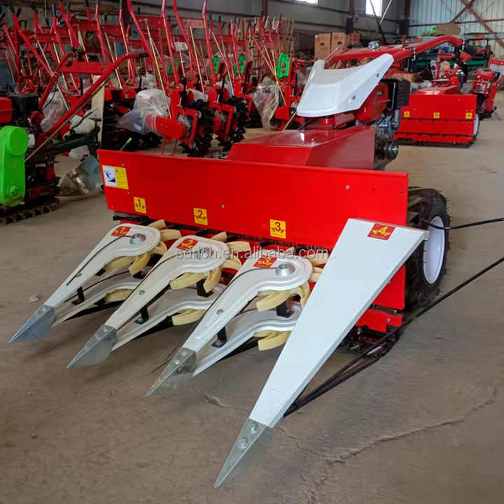 Walking Tractor Grass Reaper Binder Mini Harvester Machine