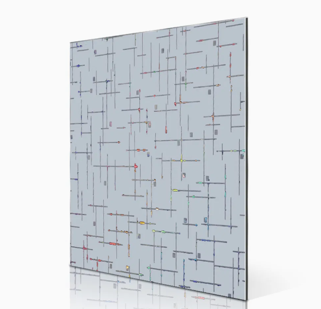 B1 A2 Grade Fireproof Aluminium Wall Cladding Anti-Static Light Weight ...