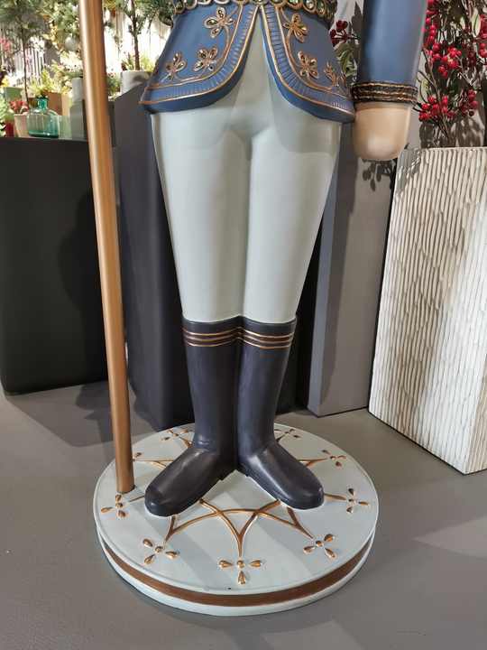 Giant Christmas Nutcracker Resin - 6 Ft Tall Decorative Soldier