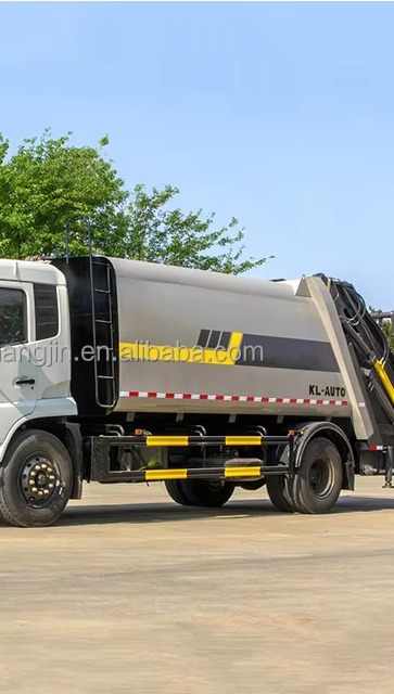 Diesel Waste Compactor Truck - Automatic Garbage Refuse Compression ...