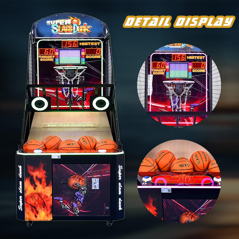 Coin Operated Foldable Street Basketball Arcade Game Machine with ...