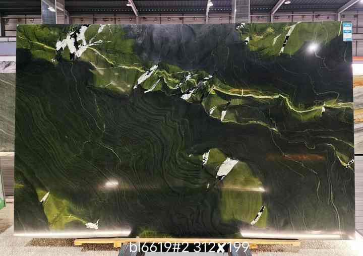 Avocado Green Quartzite - Verde Green Quartzite for Kitchen & Fireplace