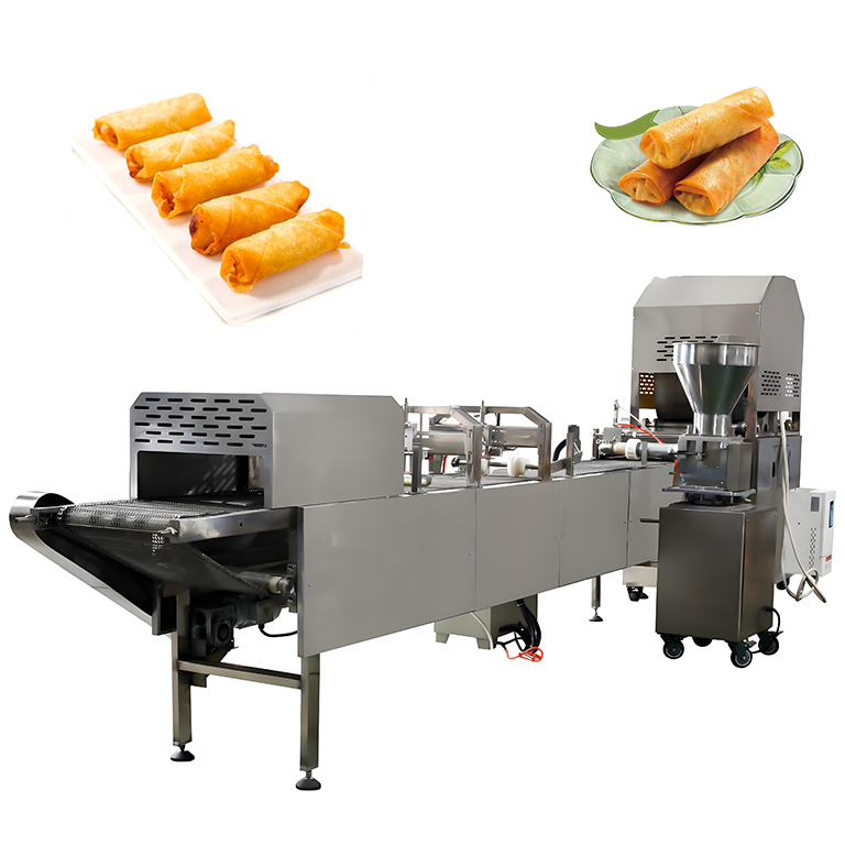 Large Production Stuffed Spring Roll Machine Small Spring Roll Making ...