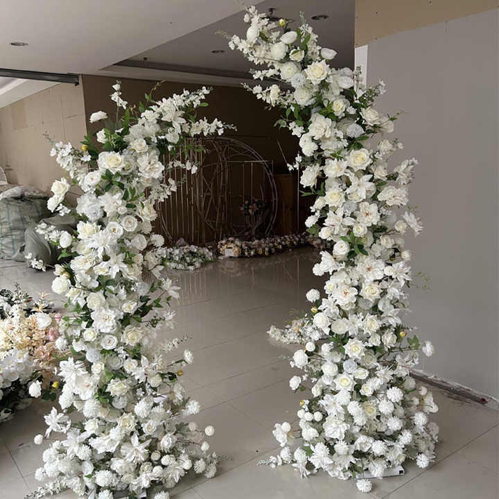Wholesale Wedding Arch Horn with Flower Backdrop Horn Arch
