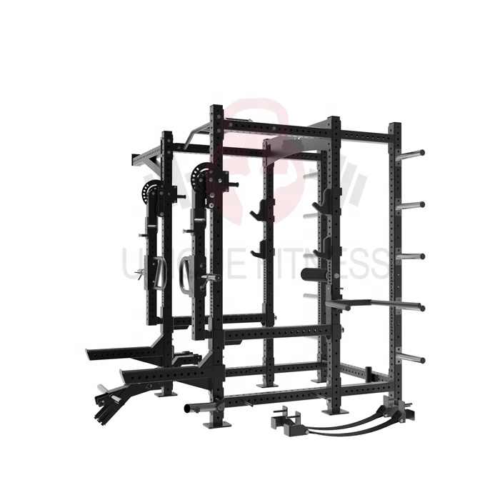 3x3 Squat Steering Fitness Power Rack Gym - UNIQUE FITNESS