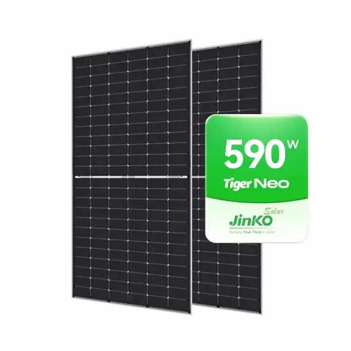 Jinko Tiger Neo N Type Topcon Dual Glass Solar Panel 580W 585W Photovoltaic Bifacial Roof Jinko ...