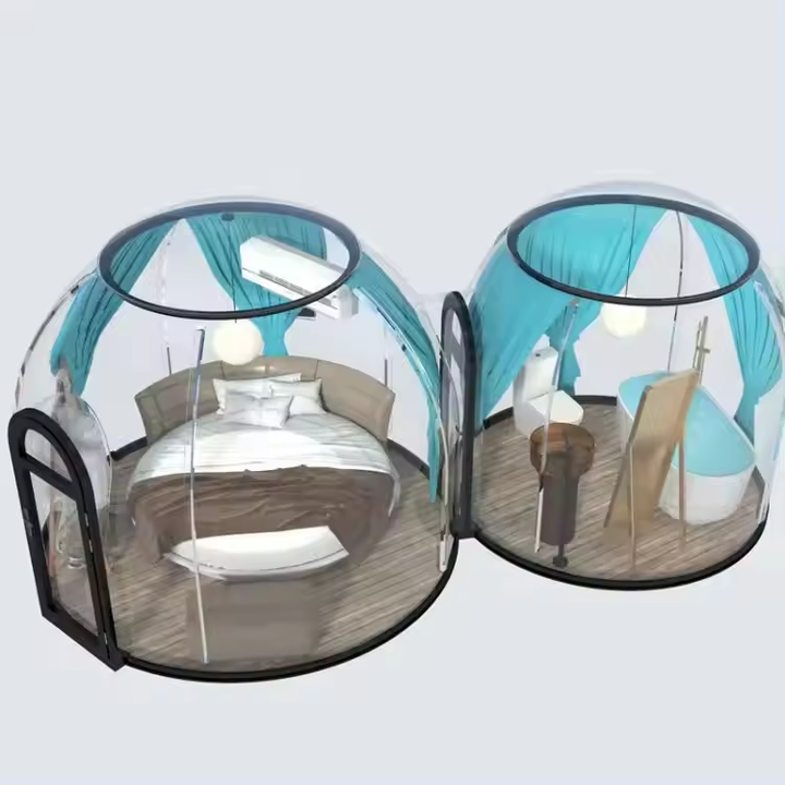 Modular Prefab Portable Tenting Transparent Dome Gazebo Igloo Plastic ...