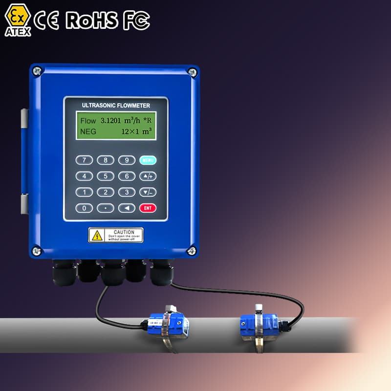 Flow Meter Ultrasonic Meter Portable Ultrasonic Flow Meter for Water ...
