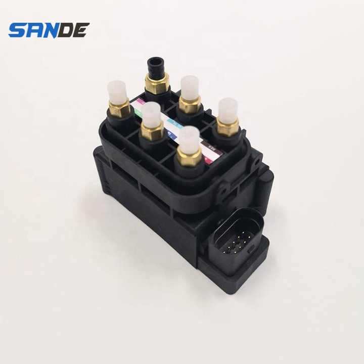 Air Suspension Compressor Solenoid Valve Block for Audi Q7