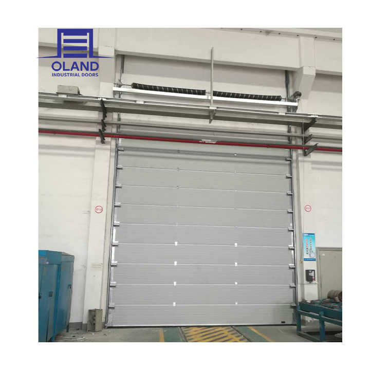 Entrance Factory Overhead Industrial Sectional Gate and Automatic ...