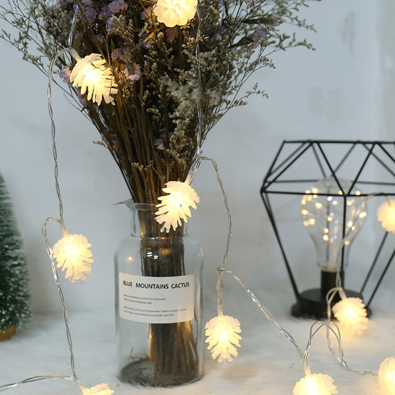 DM23070 3AA pinecone LED string light-Taizhou Deco-Maker Arts and ...