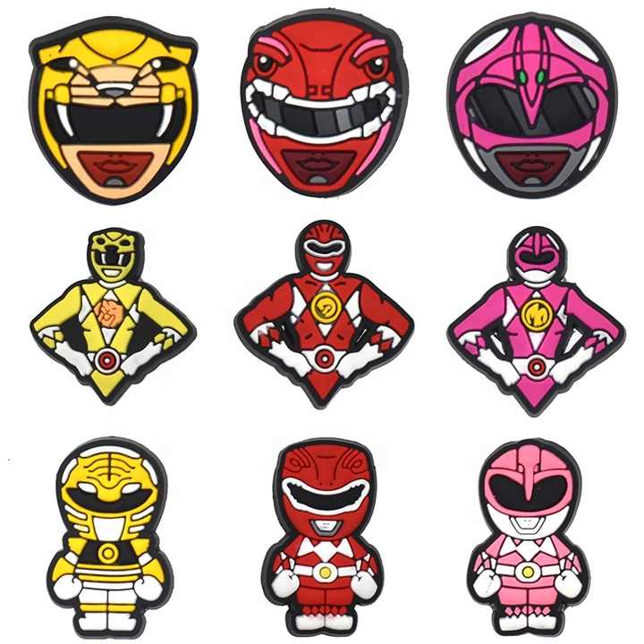Wholesale Power Ranger Croc Charms - Perfect Shoe Accessories
