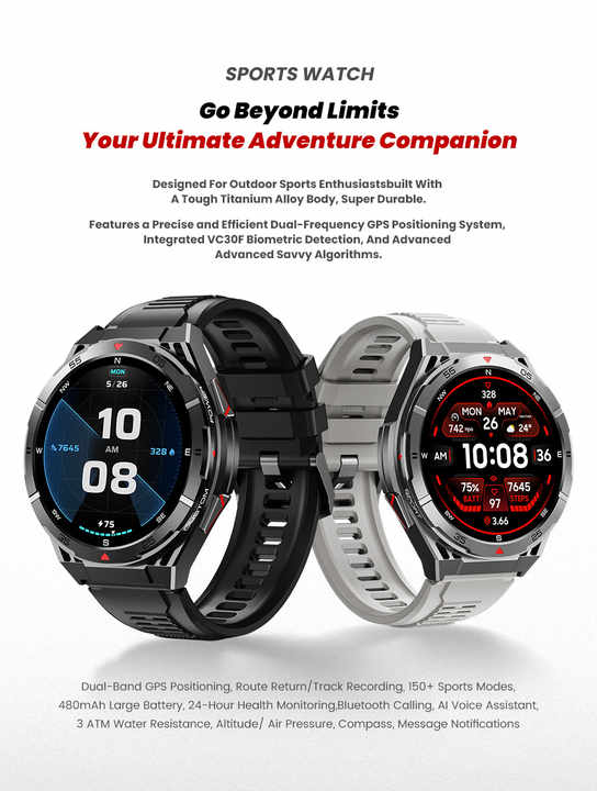X2 Smart Watch - Advanced Outdoor Sports & Health Tracker