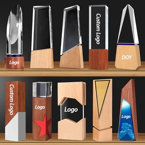 Exquisite Wooden Trophy Designs - Customizable Awards