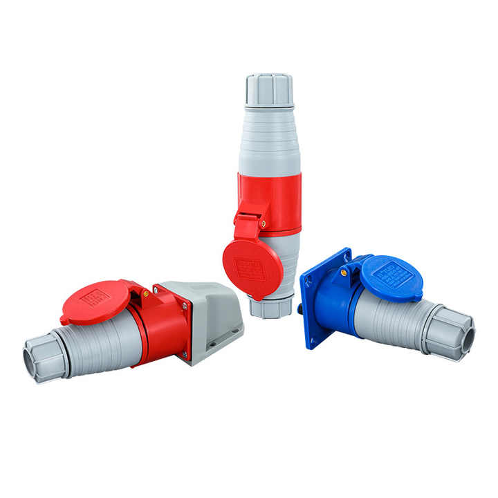 Factory Hot Sales 125A ABS Aviation Socket Connector IP44 Three-Phase ...