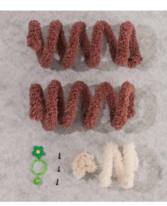 High Quality DIY Gorilla Doll Kit Fluffy Twist Stick & 30 Color ...