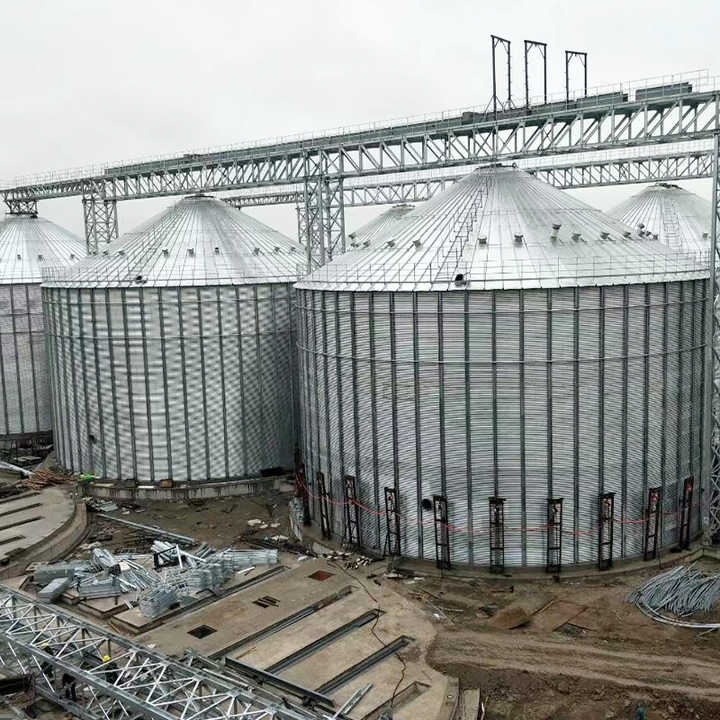 High Quality Stainless Steel Silo Hot-dip Galvanized Material Silo ...