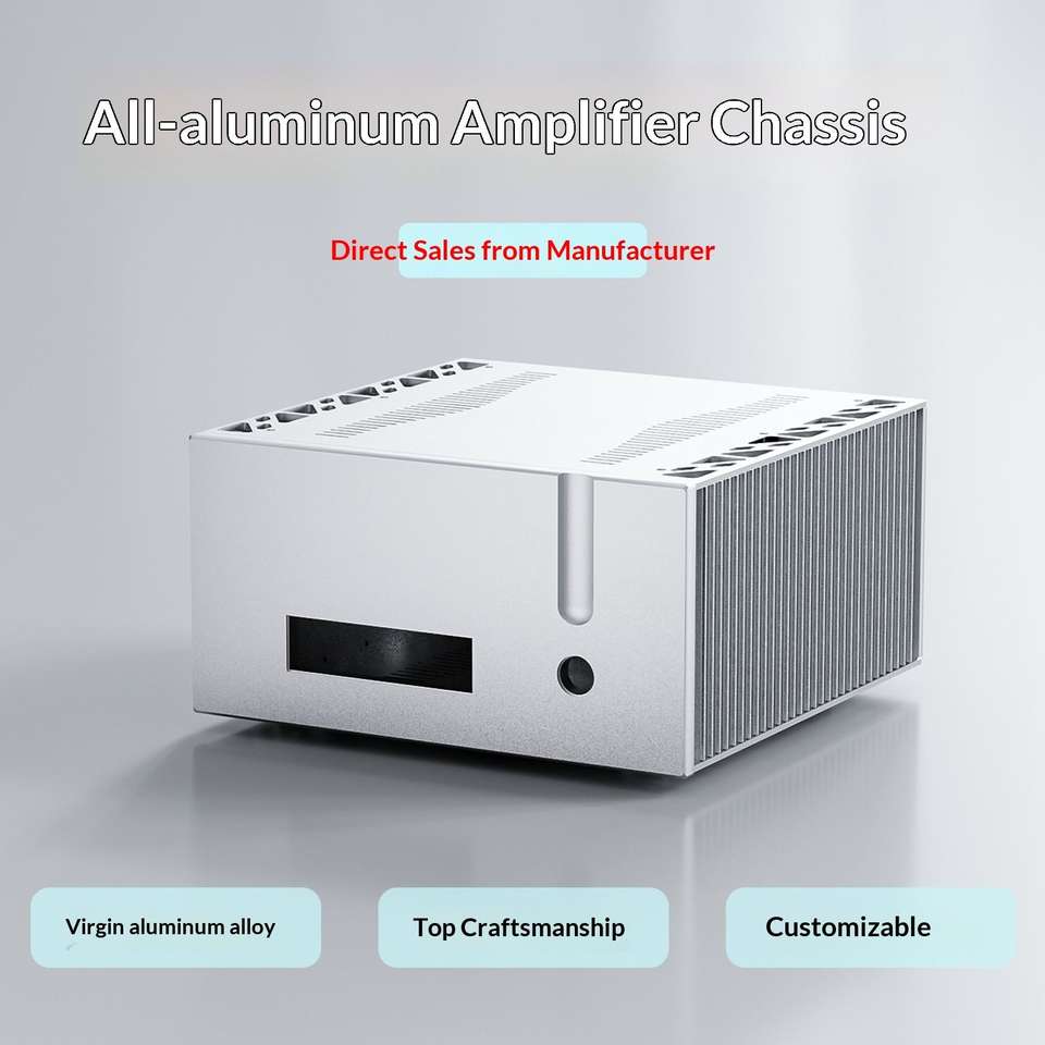 BRZHIFI FM711MK2 All-aluminum HIFI Amplifier Case Durable Metal Chassis ...