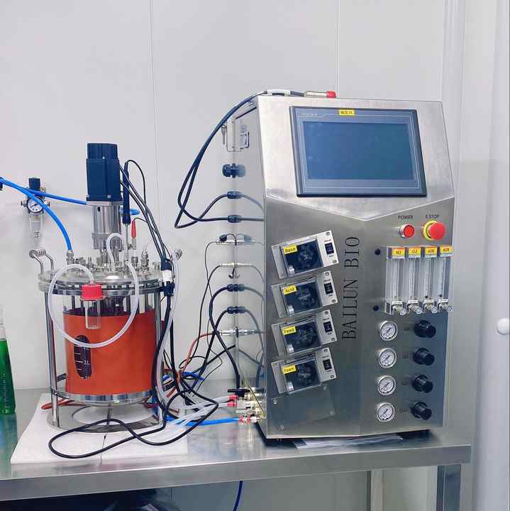 Laboratory bioreactor batch bioreactor microbial fermentation ...