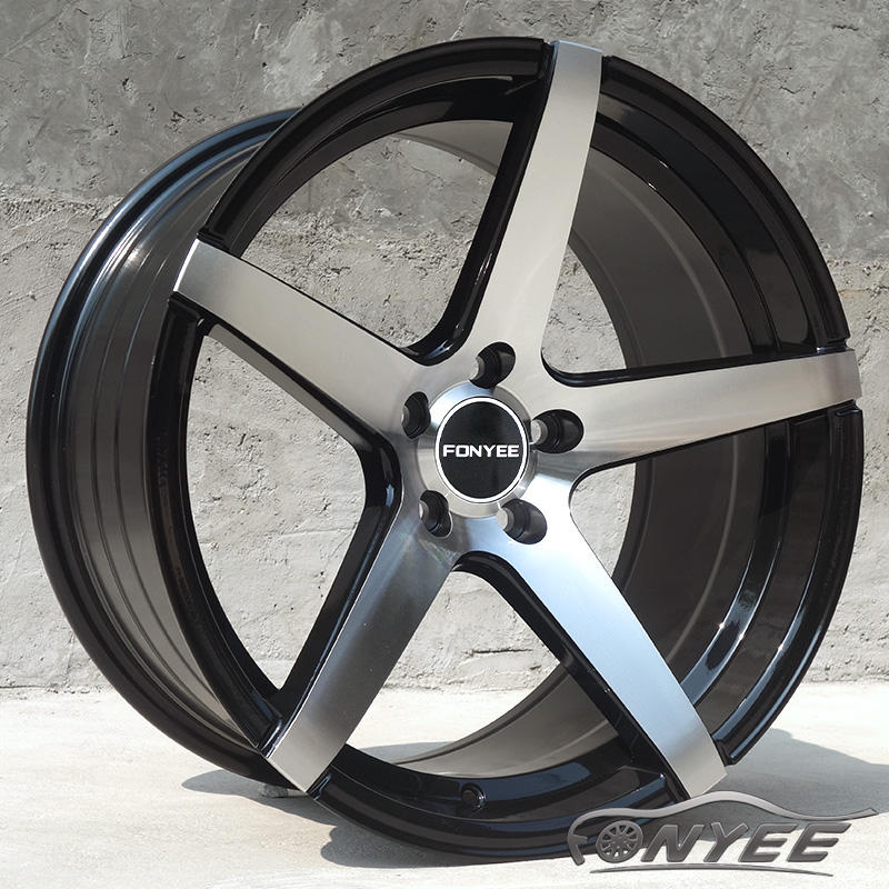 Fonyee Custom 18 19 Inch 5x100/108/112 5 Spoke Holes Huecos Silver Mag ...