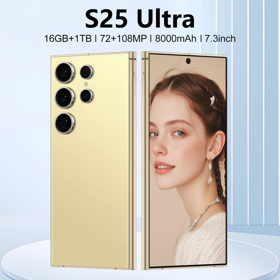 S25 Ultra NFC-Enabled Dual SIM Phone LED Face Recognition for Gaming ...