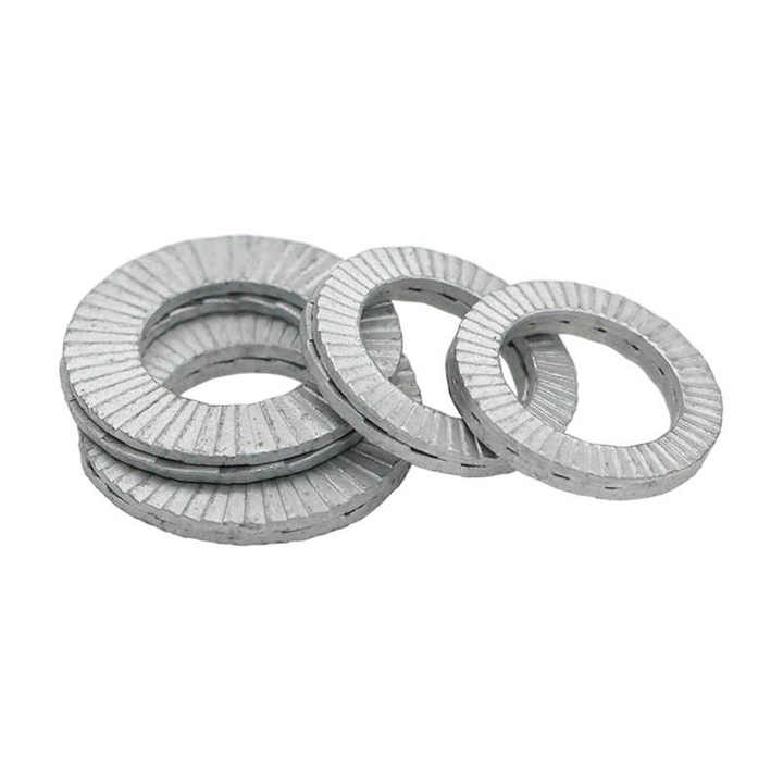 Dacromet Coated Steel Double Fold Self-Locking Wedge Lock Washers ...
