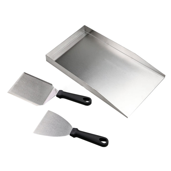 Stainless Steel Bbq Frying Pan Plancha Griddle Plate Insert Plates ...