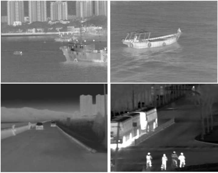 Maritime Coast Guard Boat Mounted Infrared Thermal Imaging PTZ Camera