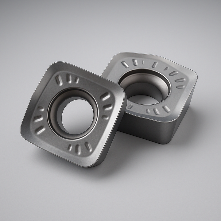 Carbide Milling Inserts for Face Mills - Positive Rake Angle for ...