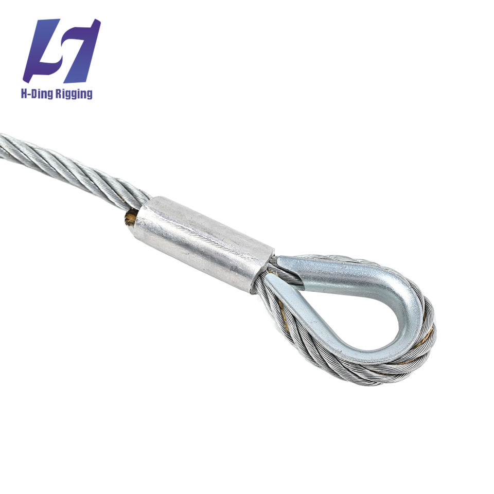 Galvanized Stainless Steel Wire Rope Set with 7x19 Construction and ...