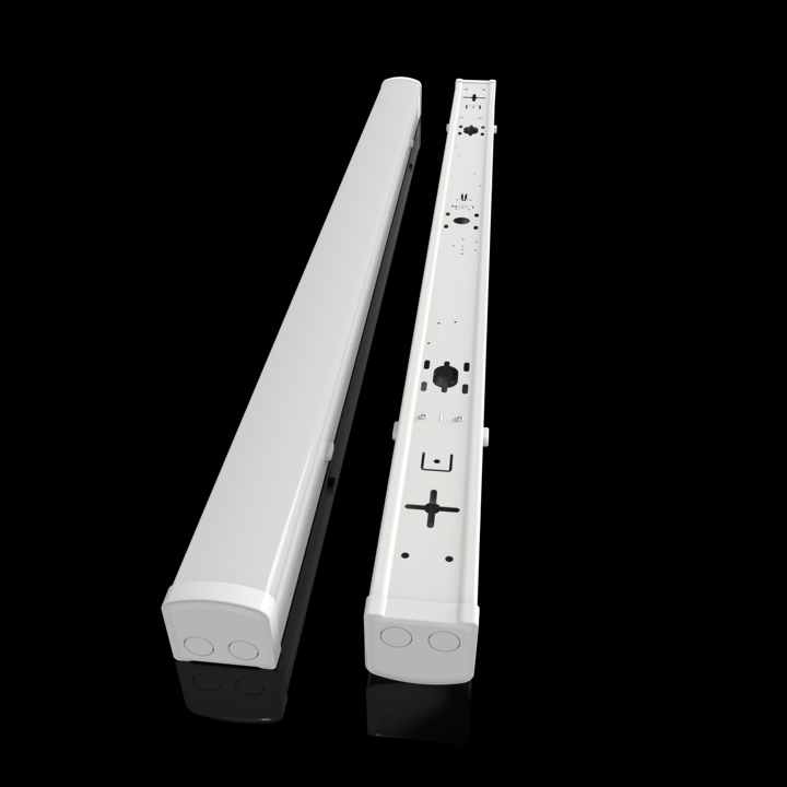 Triproof 5FT Led Linear Batten Light Hanging Lamp Tube Ceiling Mounted ...