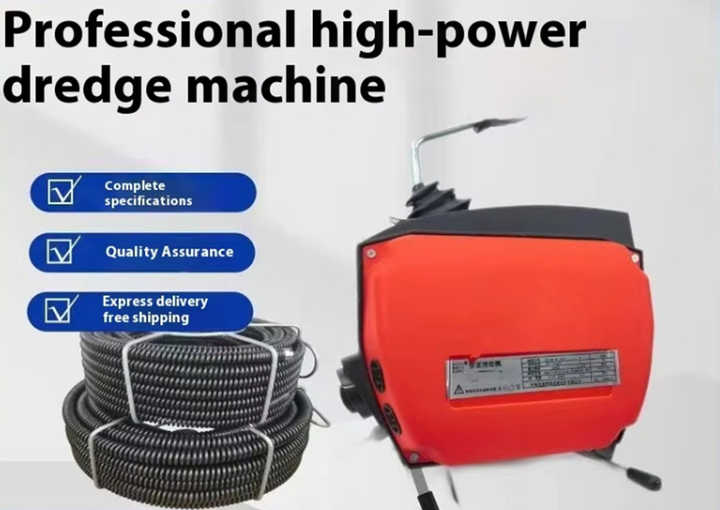K160 Professional Electric High Power Sewer Dredge Machine 220V Dredge ...