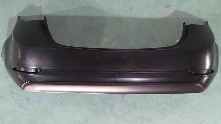 Hyundai Elantra 2014-2015 Back Bumper Cover - Durable Black Plastic Car ...