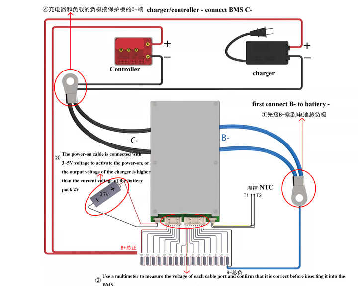 ANT Lifepo4 Li-ion for BMS 400A 300A 80A 500A Battery Protection Board ...