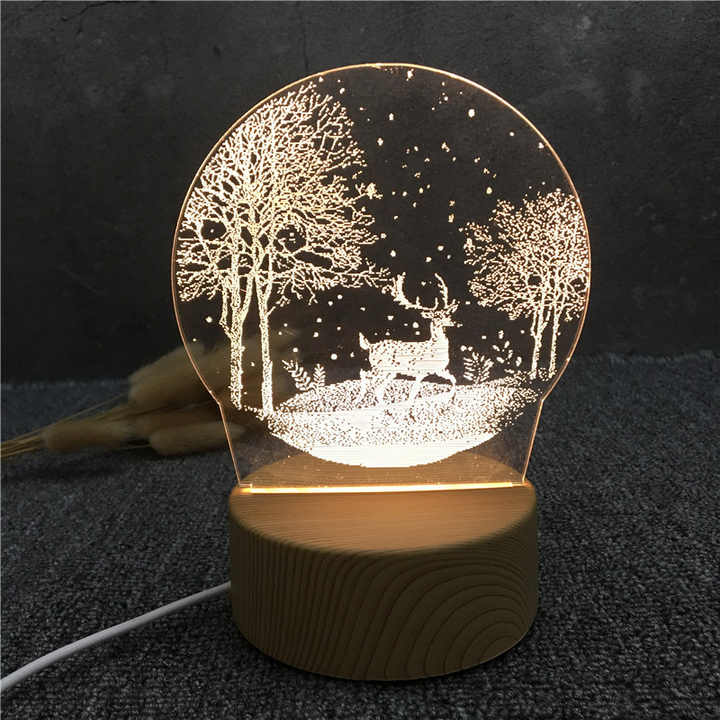 Custom Decor Light 3D Desk Lamp Led Table Lamps Colorful Table Lamps ...