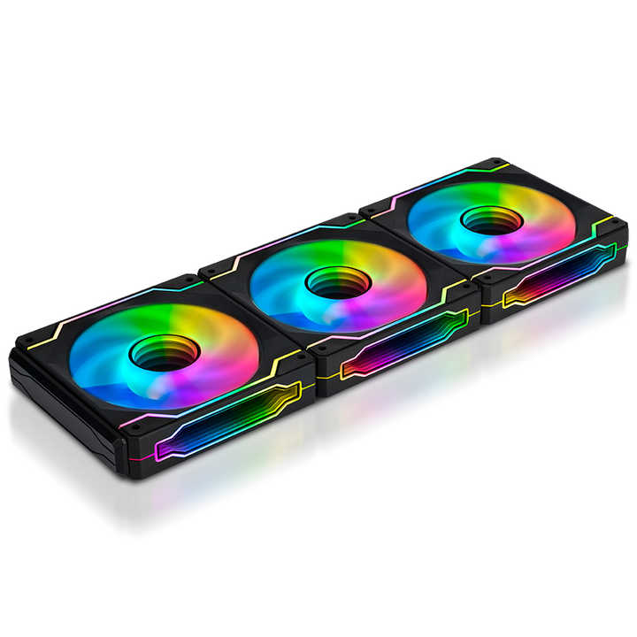 AURA Sync Computer Gaming Pc Cooler Fan Rgb Lights Daisy-chain 3pack ...