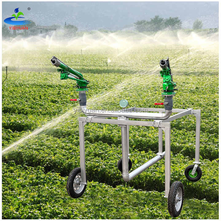 Farm Irrigation Agricultural Water Cannon Rain Gun Sprinkler Long Range ...