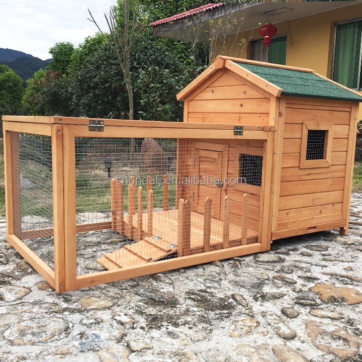 SDR025 Wooden Rabbit House - Sustainable & Stylish Cages