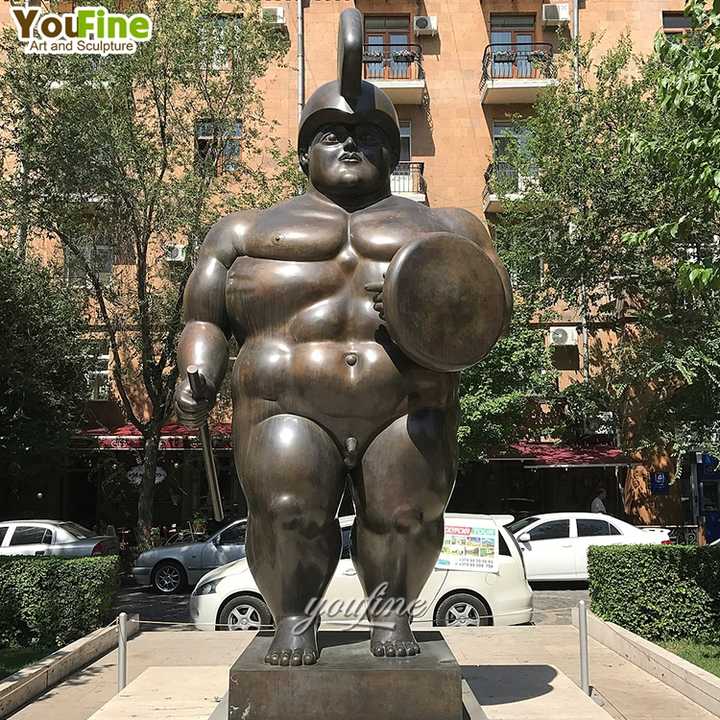 Western Figure Art Garden Decoration Bronze Fat Man Statue