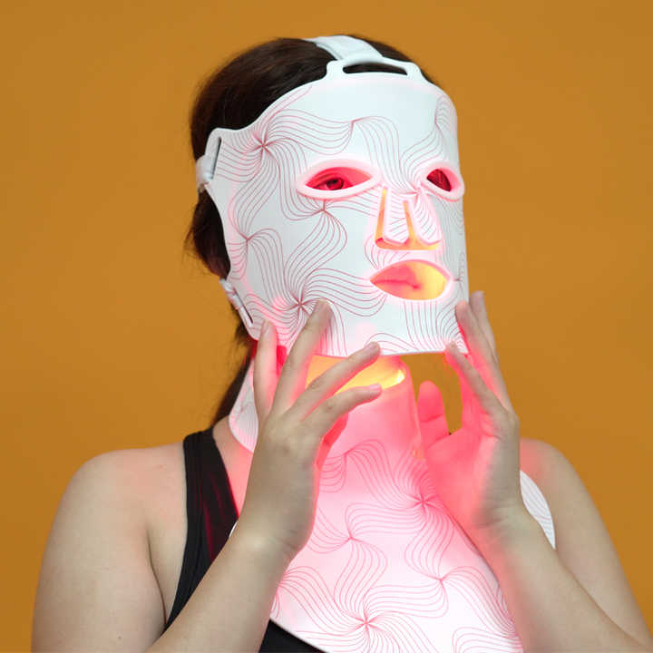 LED Facial Mask - High Intensity Red Light Therapy Mask