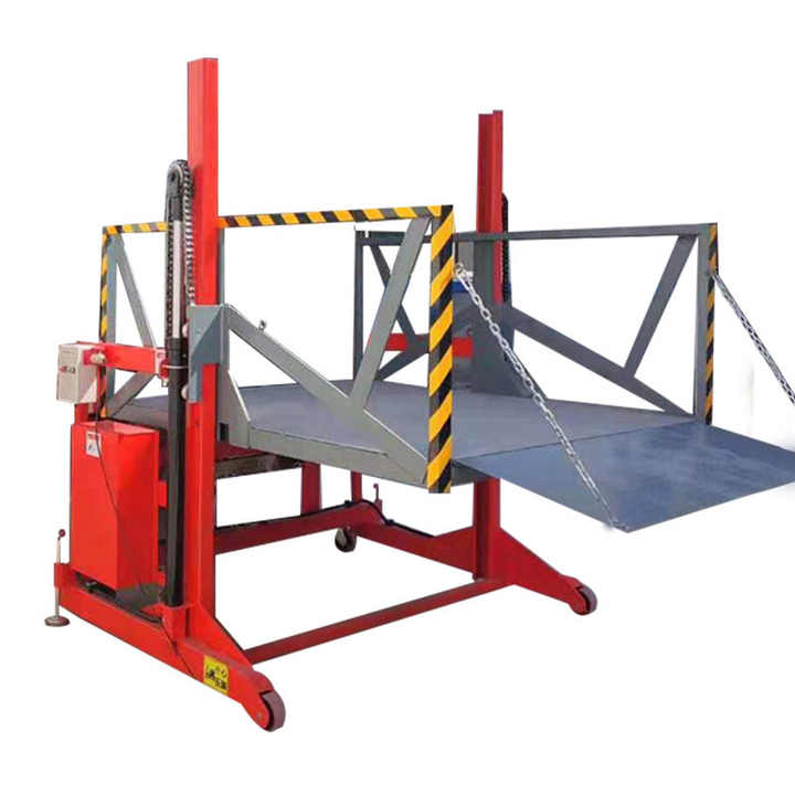 Dock Lift Warehouse Logistics Container Loading and Unloading Lifting ...