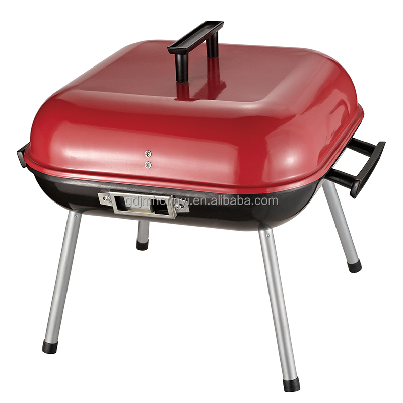 14 Inch Mini Bbq Grills Professional Picnic square Tabletop Barbeque ...