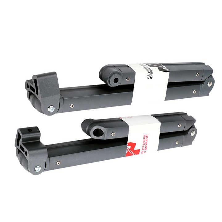 Black Metal Motorized Retractable Folding Arm Awning Assembly ...