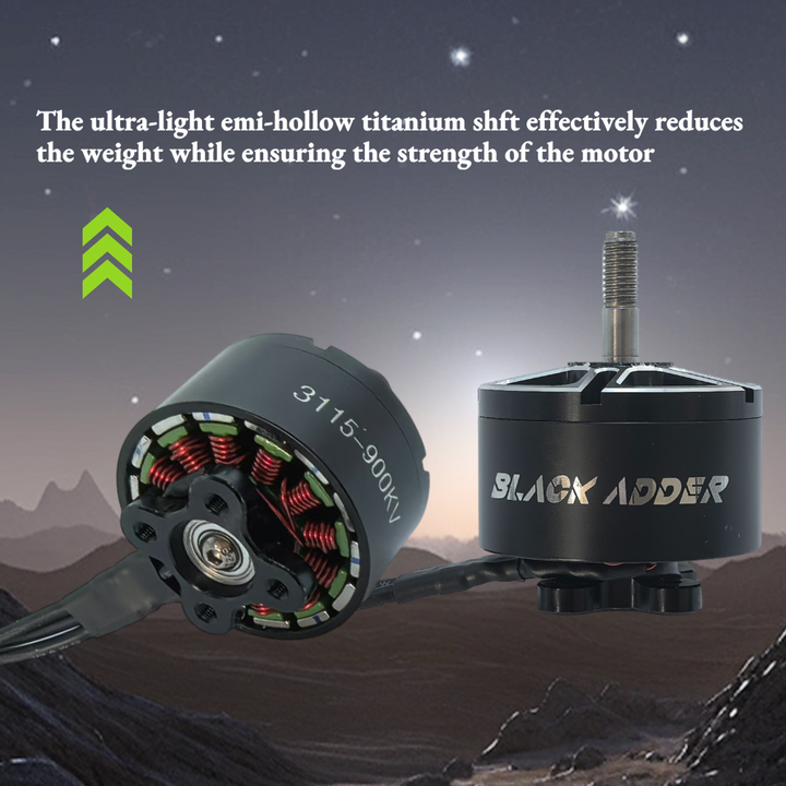 Uflightrc Black Adder 3115 900KV FPV Racing Drone Motor Kit