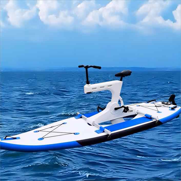 Durable Water Bike 7KM/H Water Sport Propeller Pedal Boats Bicycle for ...